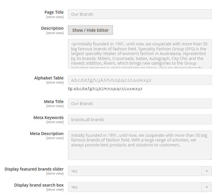 Magento 2 Shop By Brand Document | MageRubik